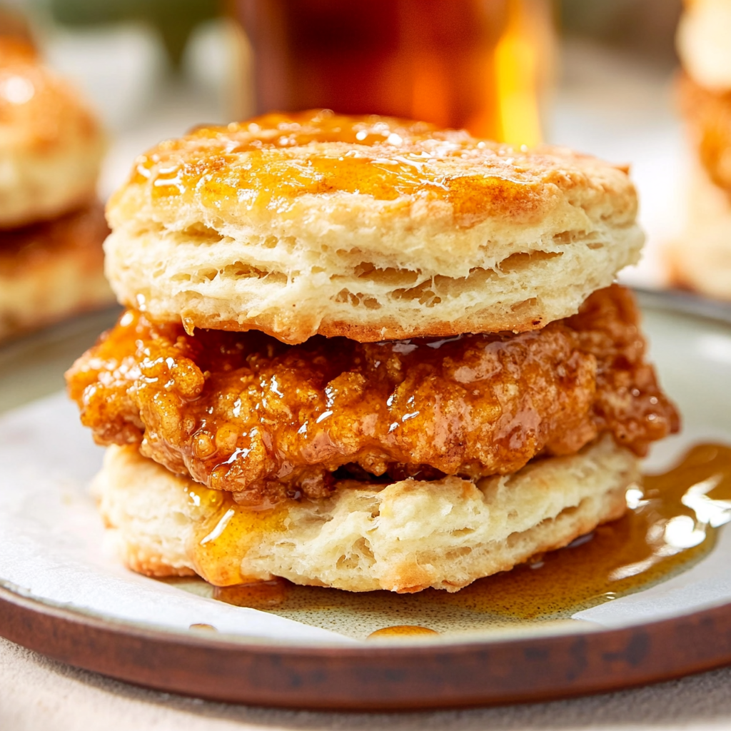 Hot Honey Chicken Biscuits