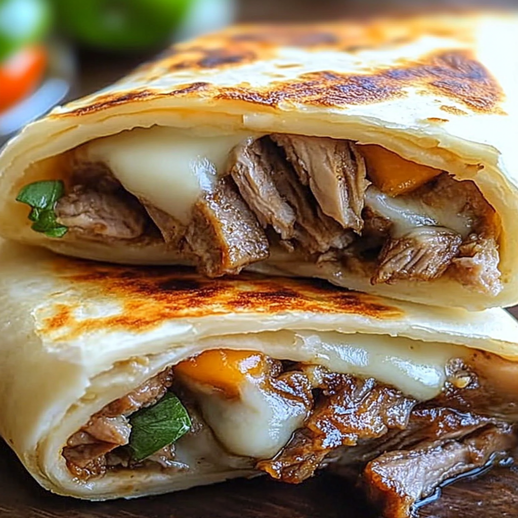Crispy Philly Cheesesteak Grilled Wraps