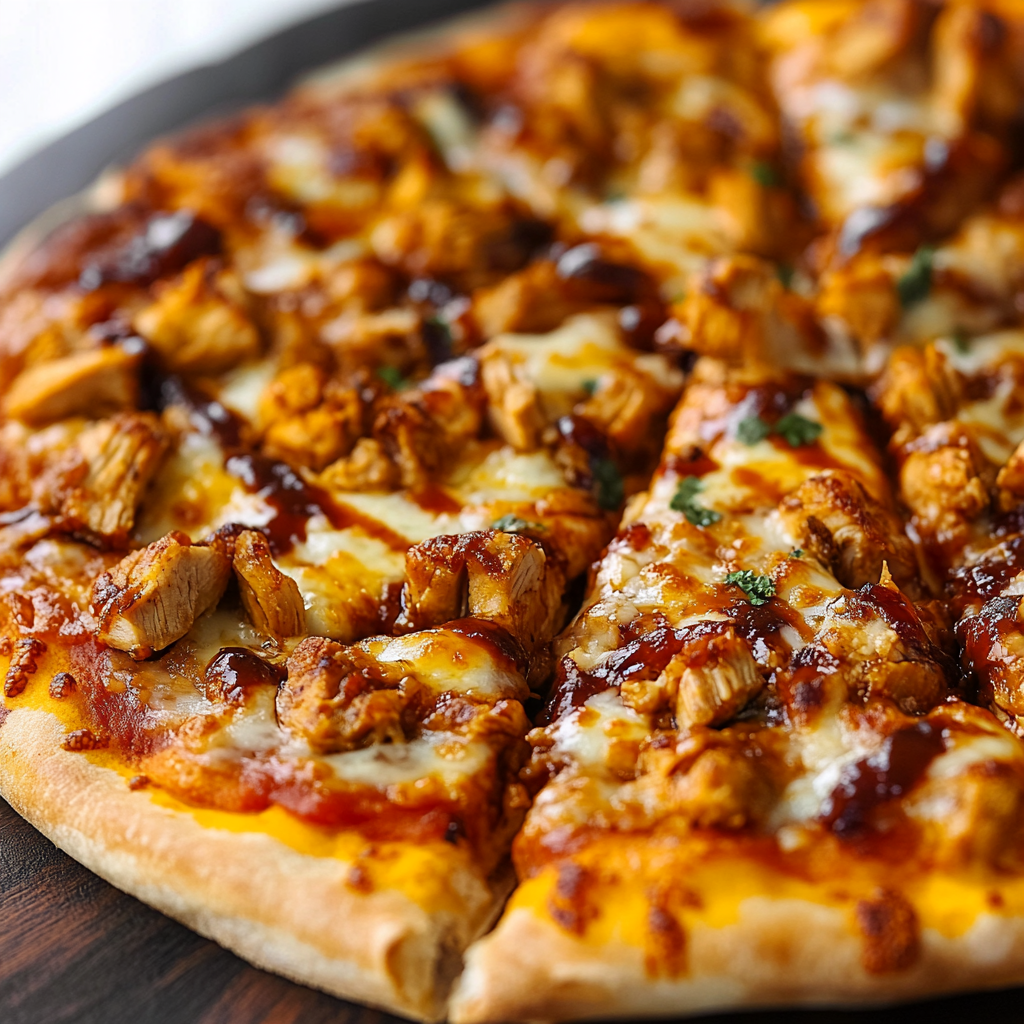 BBQ Chicken Pizza with Halal Toppings