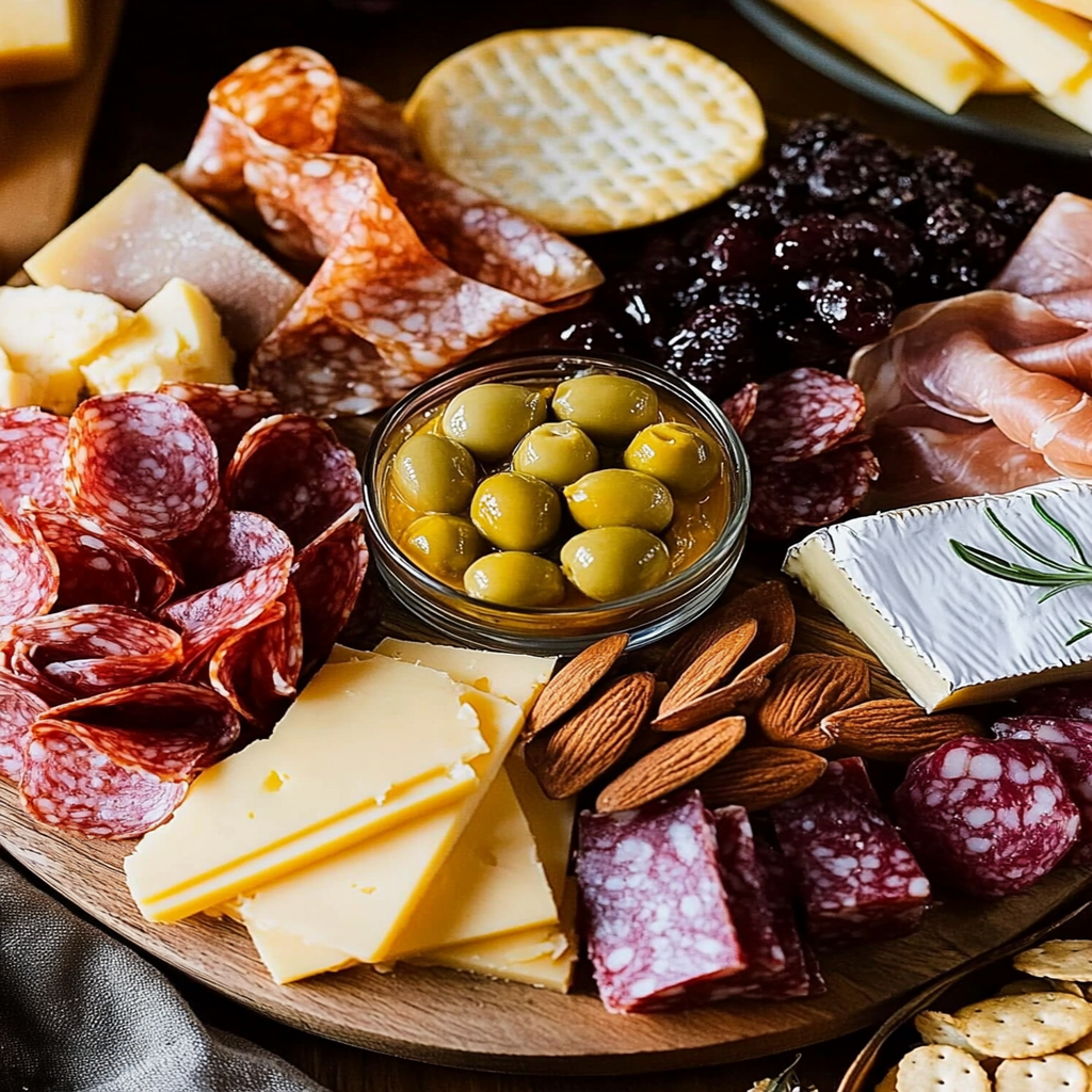 Savory Cheese Board for Father's Day Snacking