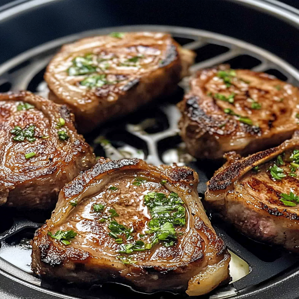 Halal Lamb Chops with Garlic & Herbs