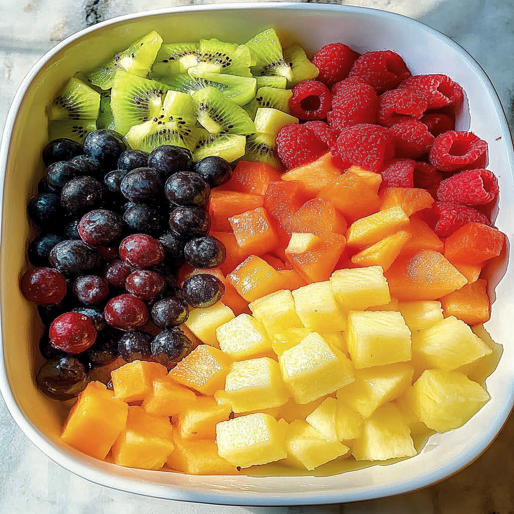 Rainbow Fruit Salad for Pride Month