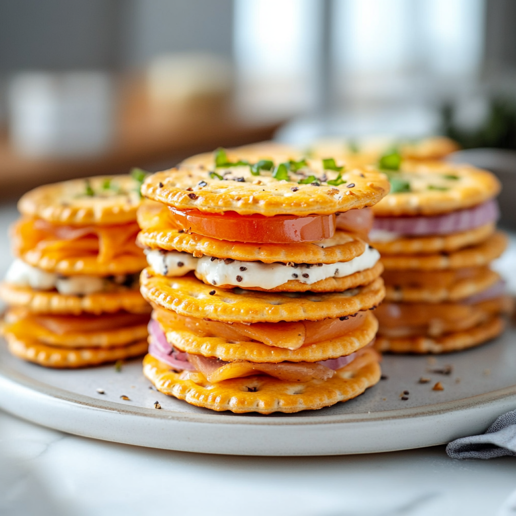 Irresistible Easy Ritz Cracker Party Sandwiches Recipe