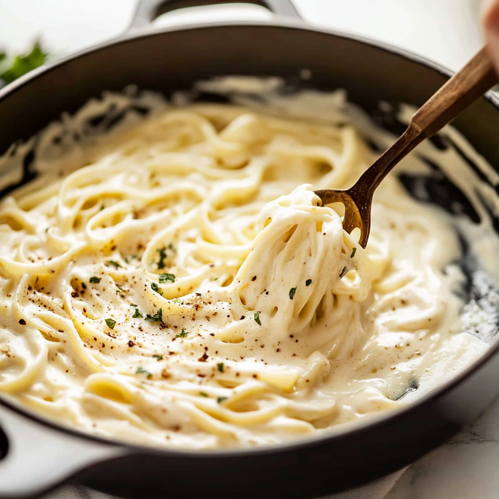 Creamy Alfredo Sauce with Cream Cheese