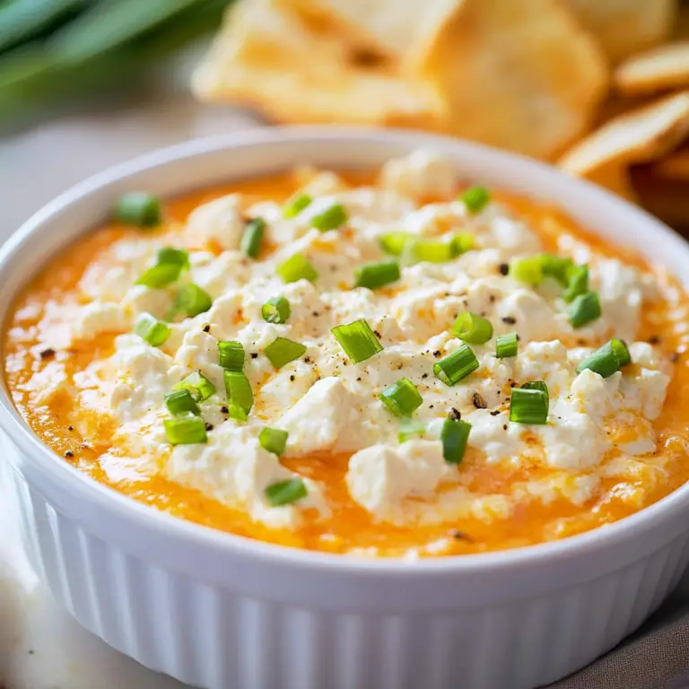 Buffalo Cottage Cheese Dip