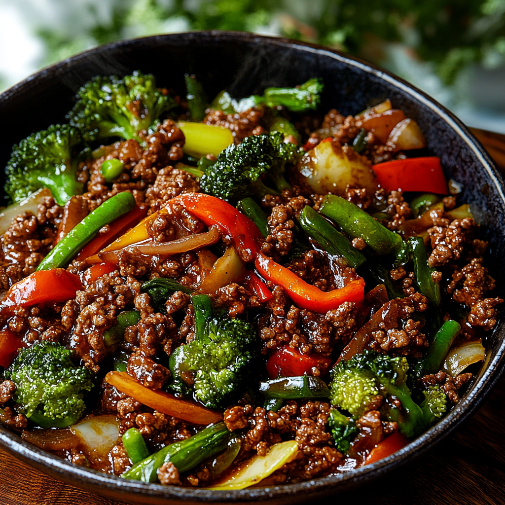 Ground Beef Stir Fry