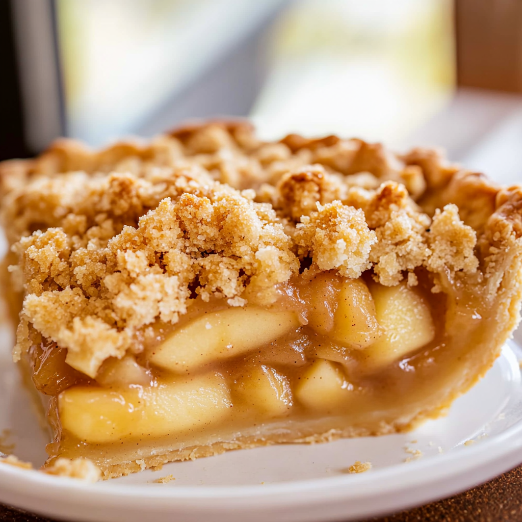 Delicious Apple Pie with Crumb Topping