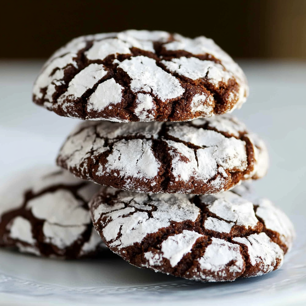 Chocolate Crinkle Cookies