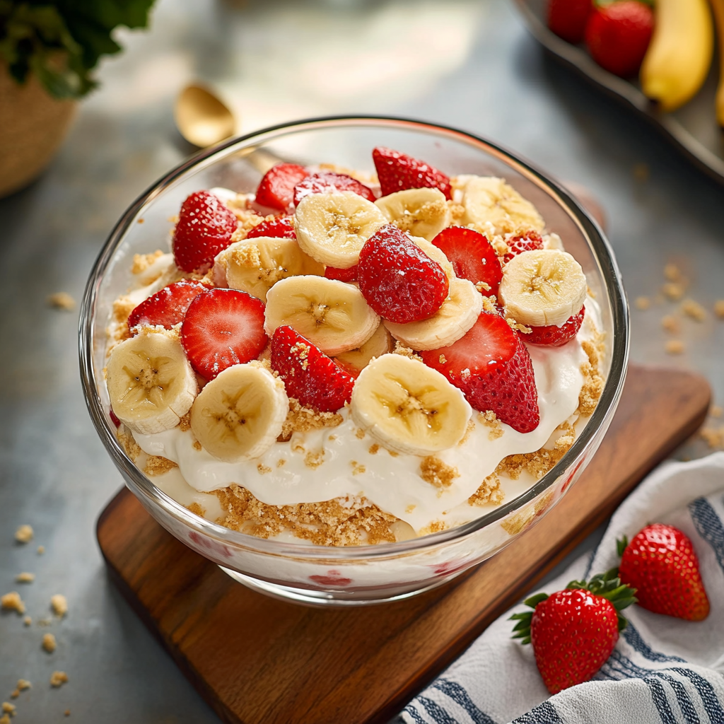 Strawberry Banana Pudding