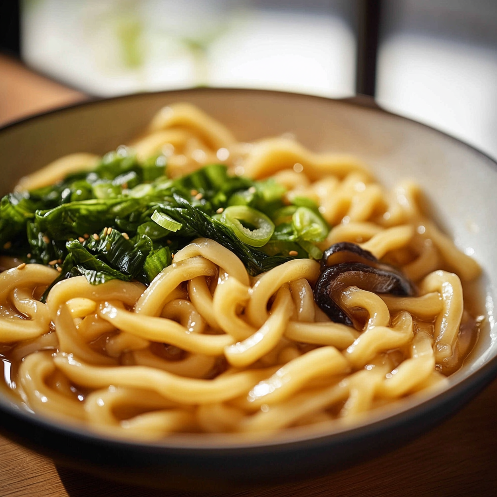 Delicious Homemade Udon Noodles