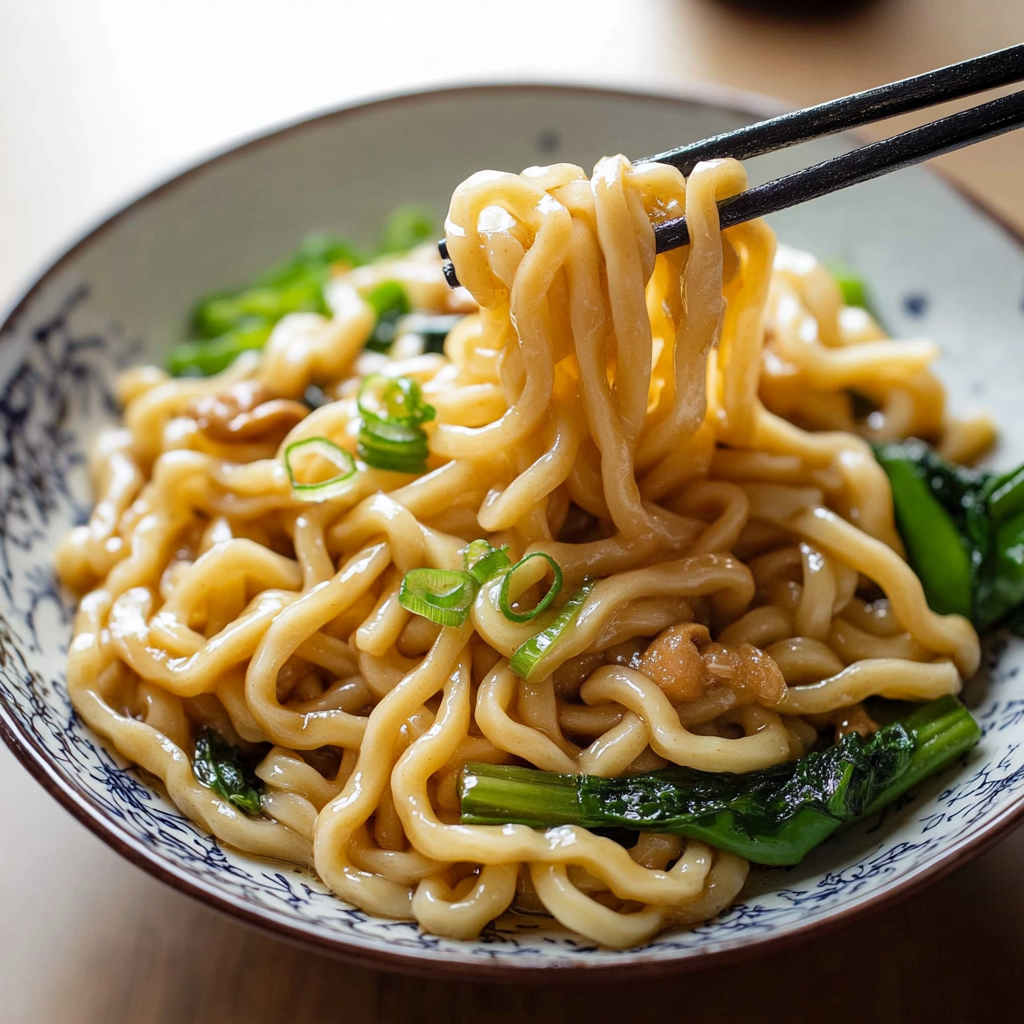 Delicious Homemade Udon Noodles